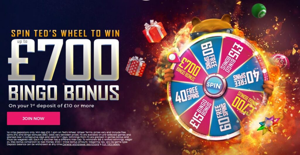Ted Bingo Review | Plus Welcome Bonus Offer | Jackpot Compare